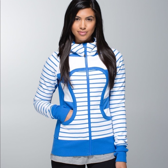 lululemon athletica | Jackets & Coats | Lululemon Striped Scuba Hoodie ...
